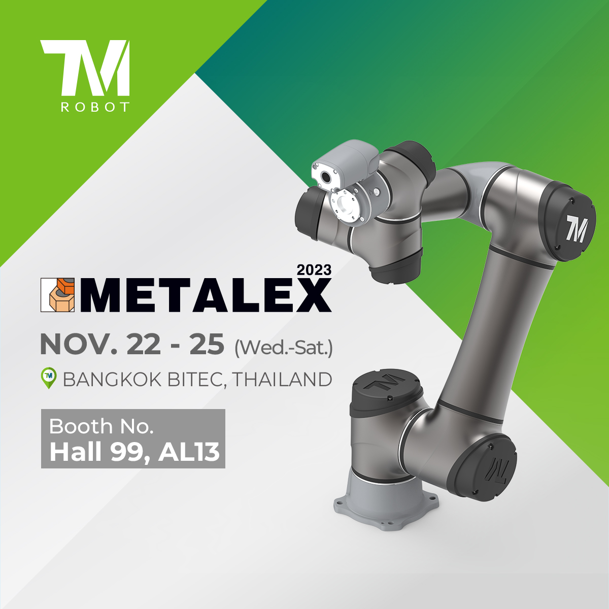 Welcome to visit Techman Robot at METALEX 2023 | Techman Robot