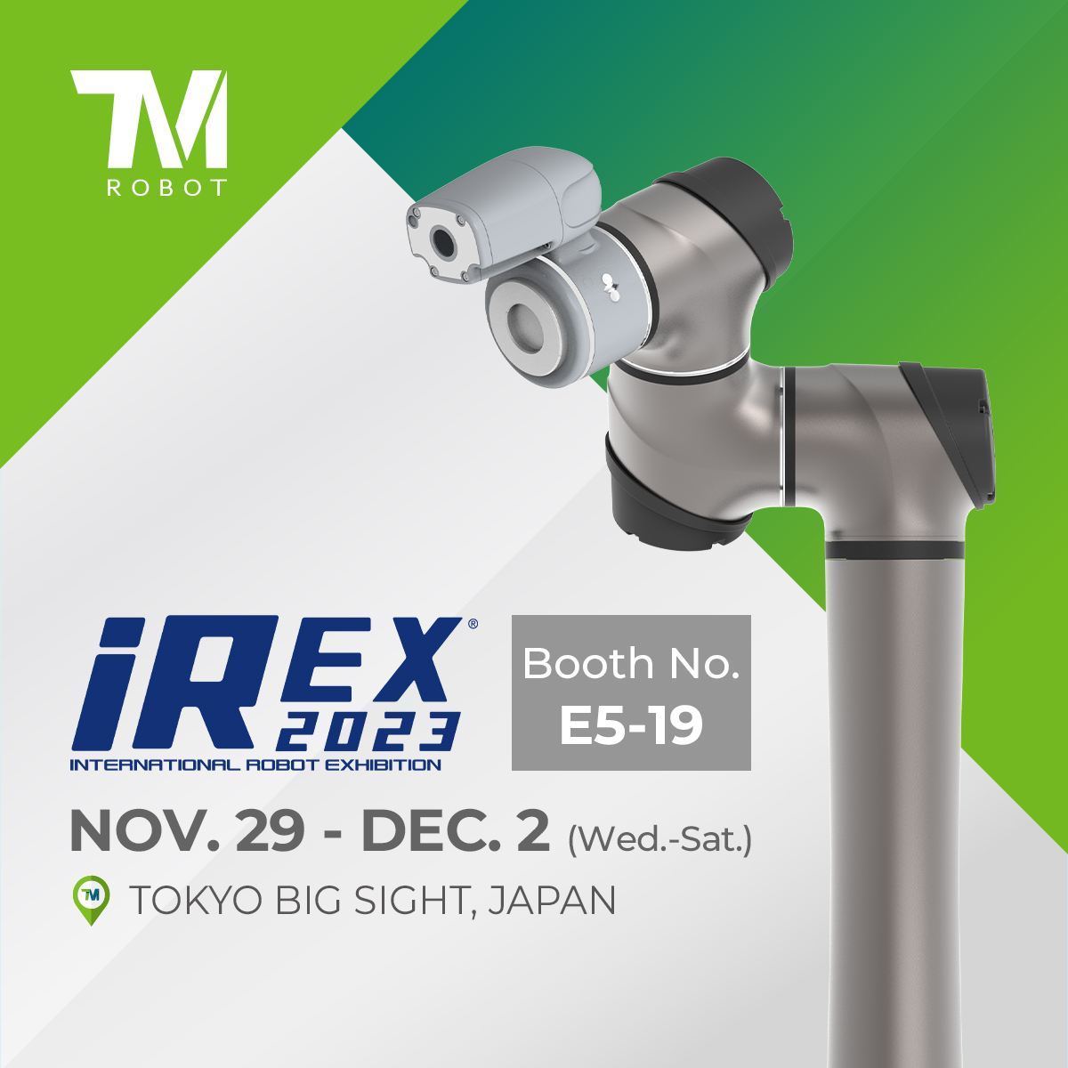 Welcome to visit Techman Robot at iREX 2023 | Techman Robot