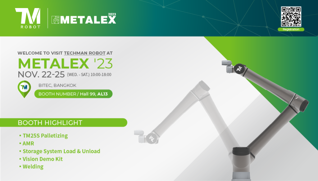 Welcome to visit Techman Robot at METALEX 2023 | Techman Robot