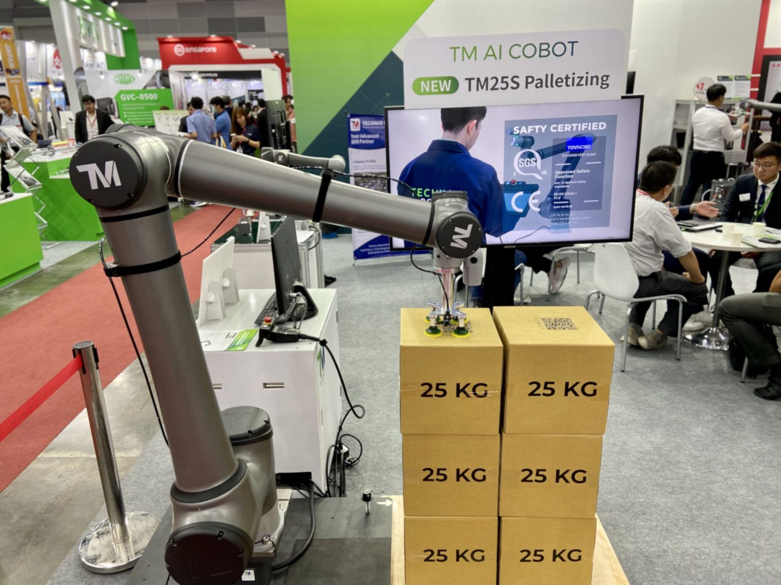 Techman Robot Unveils TM AI Cobot TM25S at Metalex 2023 | Techman Robot