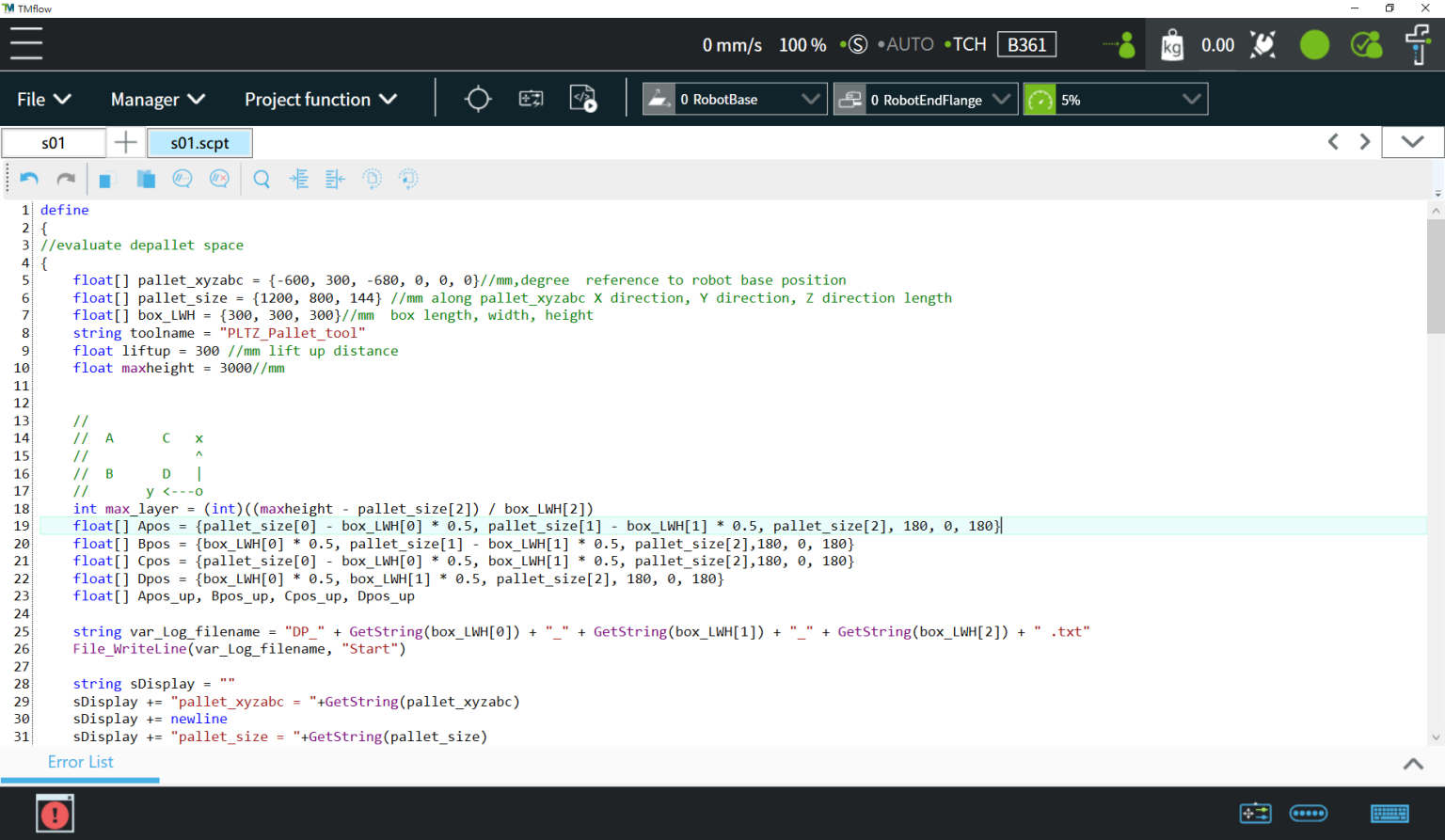 TMscript | Techman Robot